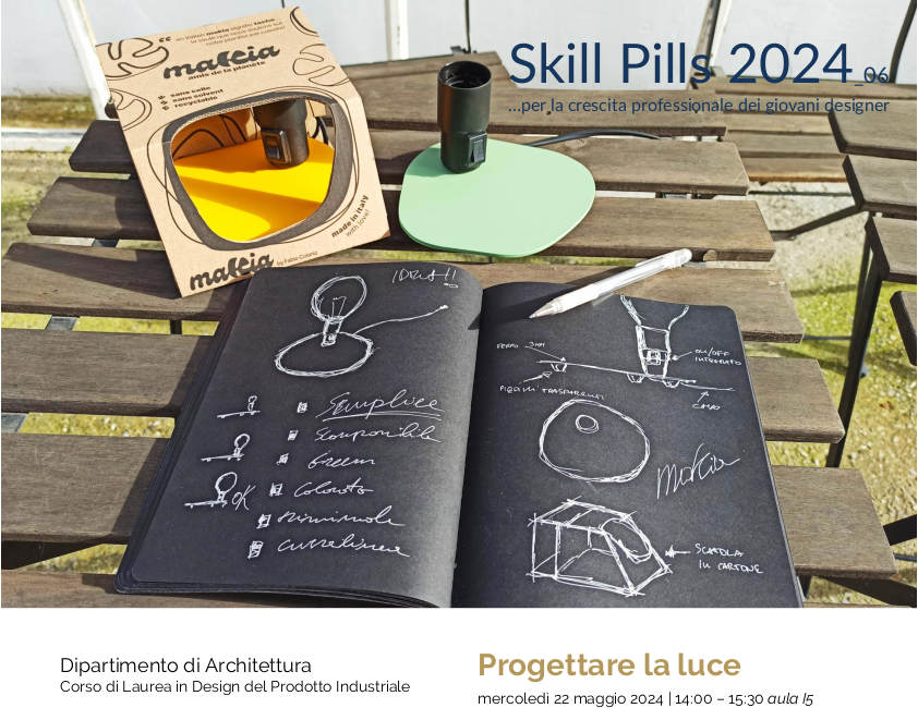 Skill Pills 2024_06 Progettare la luce — Design del Prodotto industriale